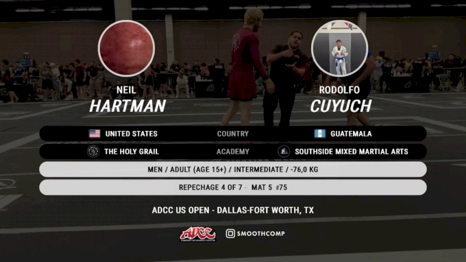 Neil Hartman vs Rodolfo Cuyuch 2026 ADCC Dallas Open