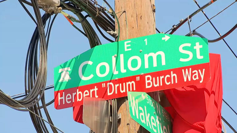 Germantown corner renamed in honor of activist Herbert 'Drum' Burch