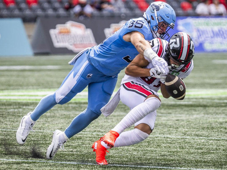 How did the Ottawa Redblacks get rolled over by the Toronto Argos in a ...