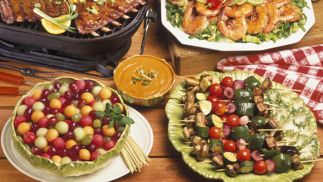 Summer cookouts mix classic BBQ with fresh flavors