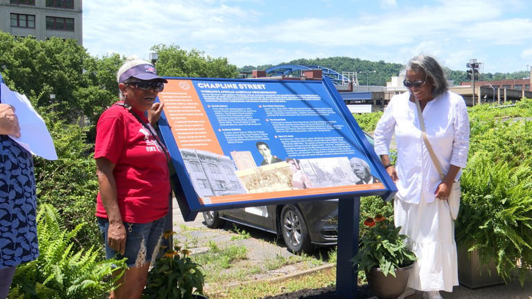 New sign sheds light on forgotten chapter of Wheeling history