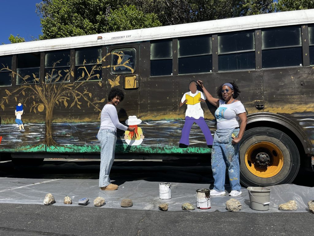 Juneteenth bus painting brings community together around mobile ...