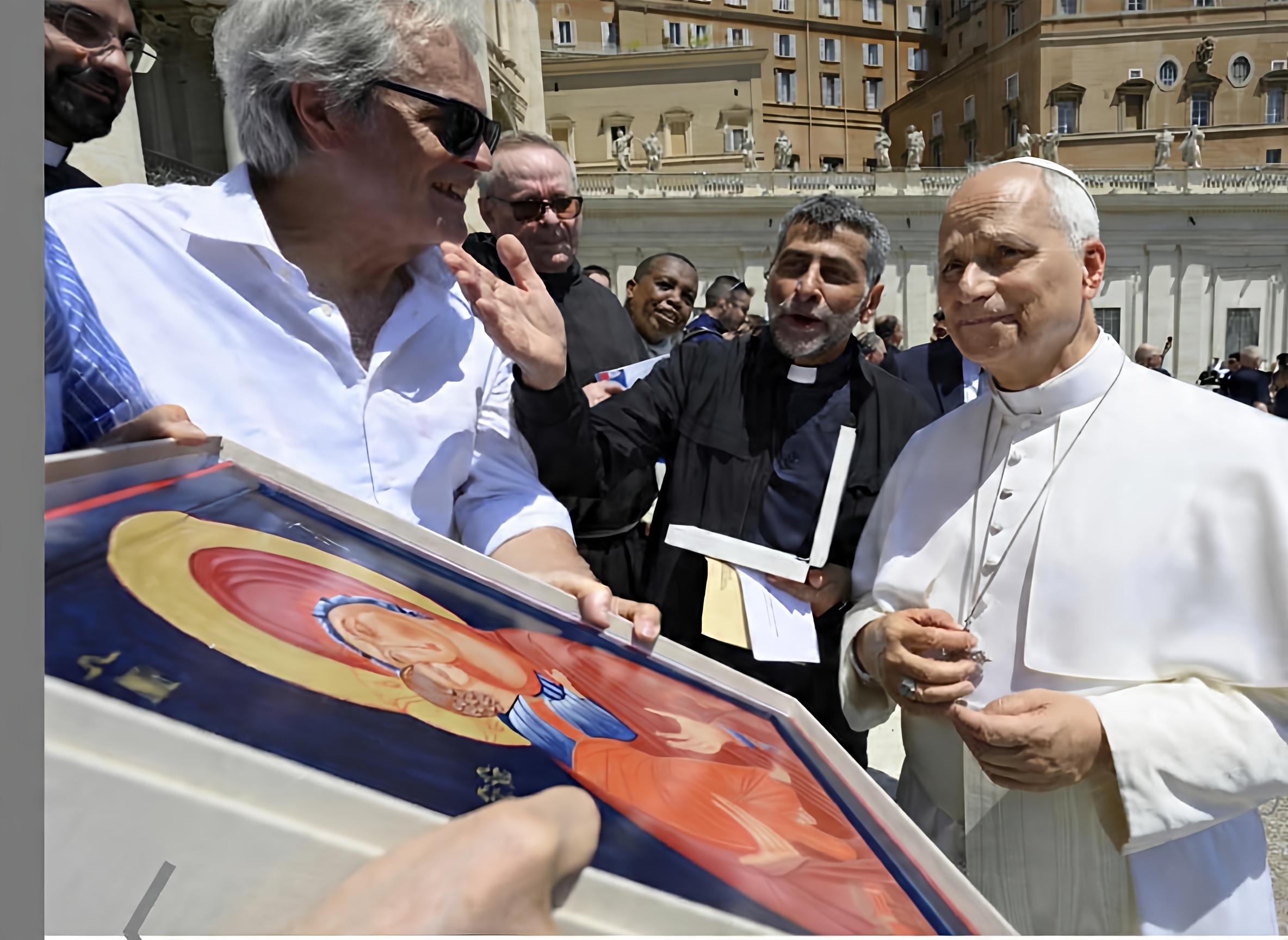 Ergastolano fa un’icona e la dona al Papa