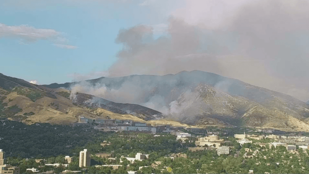 Fire breaks out above University of Utah, prompting response from Salt ...