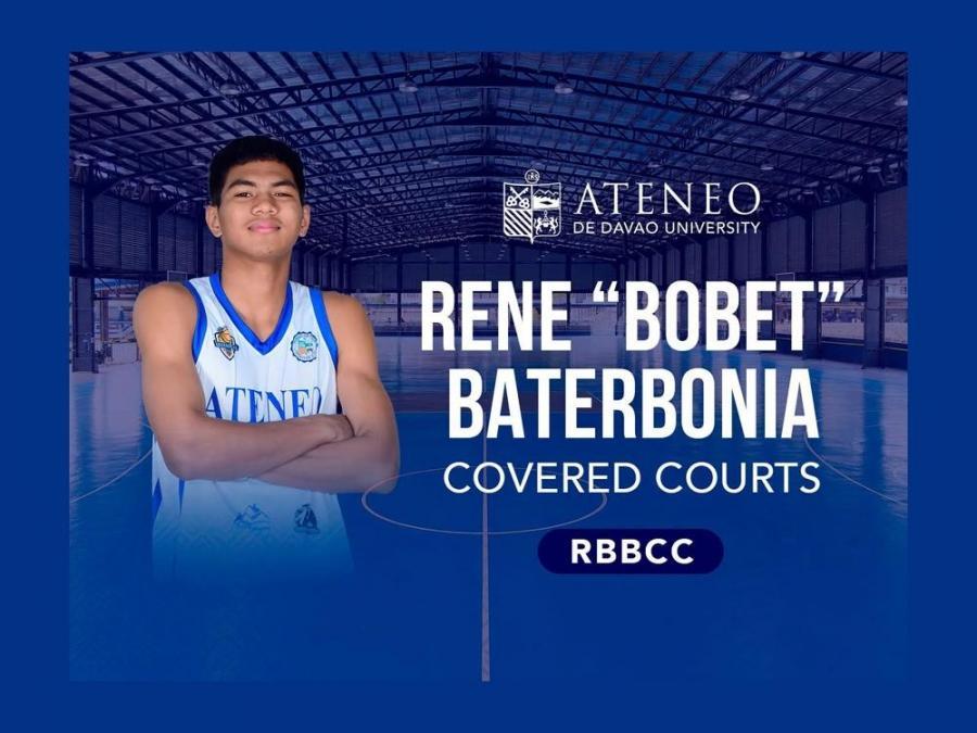 Ateneo de Davao University names covered courts after Rene Baterbonia