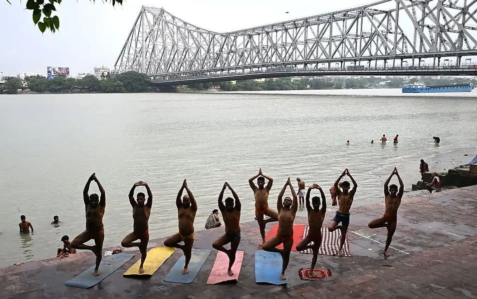 PM Modi to lead first national Yoga Day event in Kolkata