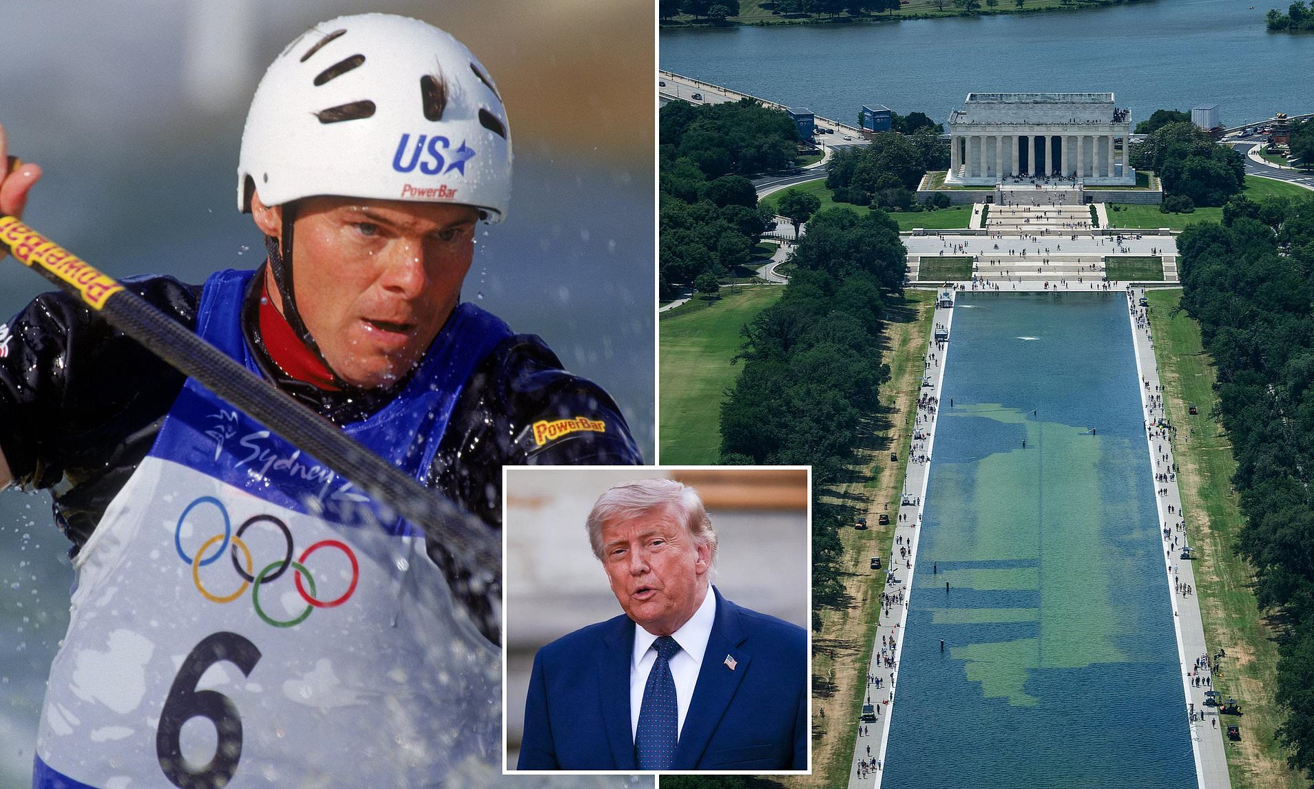 Former Olympian seen in handcuffs as Trump threatens 'years in jail ...