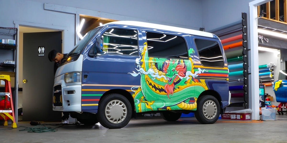 The Lonely Island's Jorma Taccone bought this sweet dragon-themed JDM ...