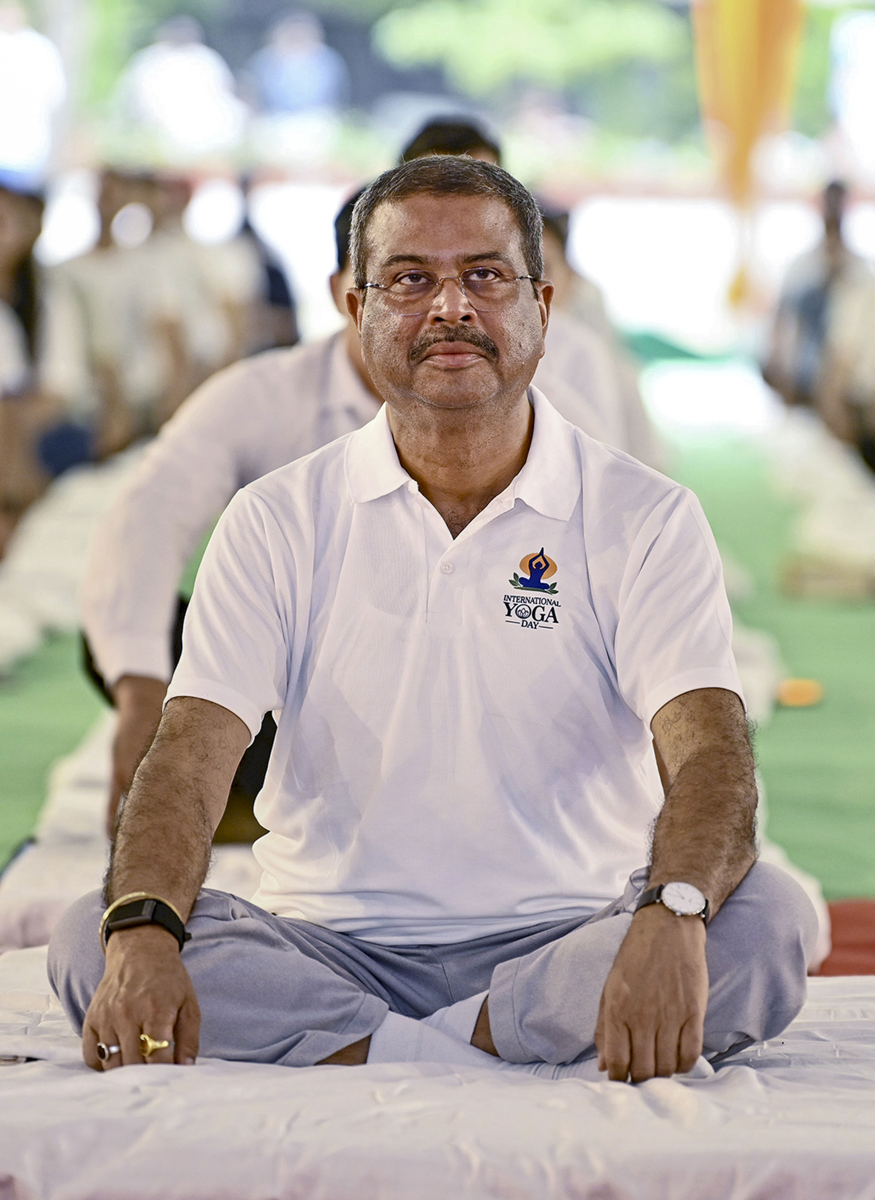 Yoga offers solutions to global health challenges: Pradhan at DU event