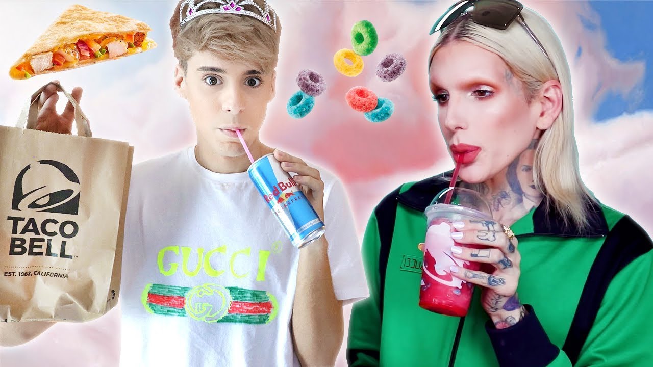 Eating like beauty influencer Jeffree Star for 24 hours