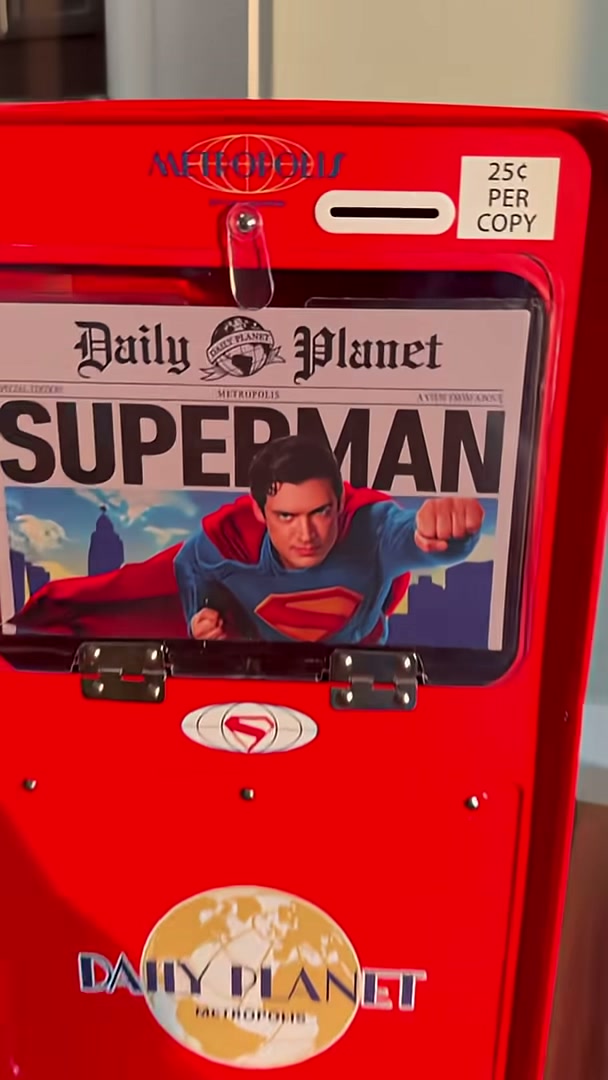 Superman popcorn bucket at AMC Theaters! More at AttractionsMagzine.com