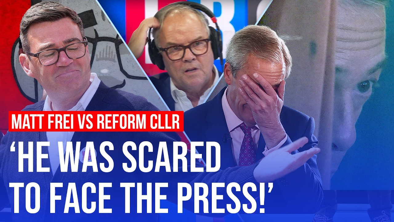 Farage has gone into 'witness protection' | Matt Frei on LBC