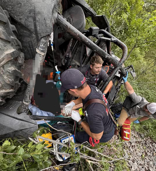 One seriously injured, airlifted after ATV rolled over 100 yards in ...