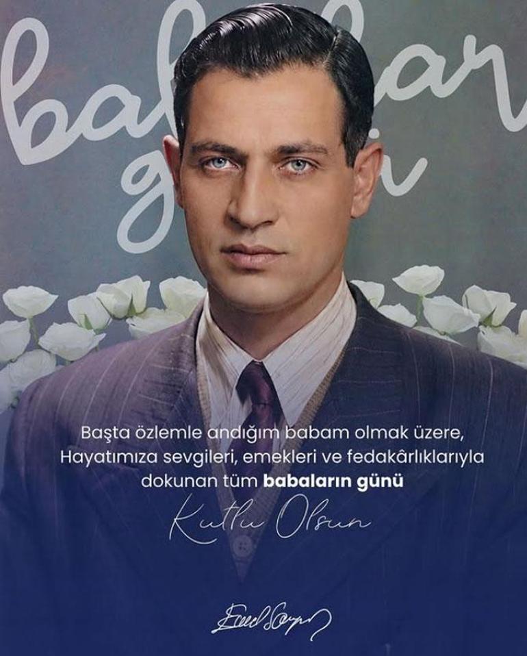 Emel Sayın’dan Babalar Günü paylaşımı! Duygulandıran kare