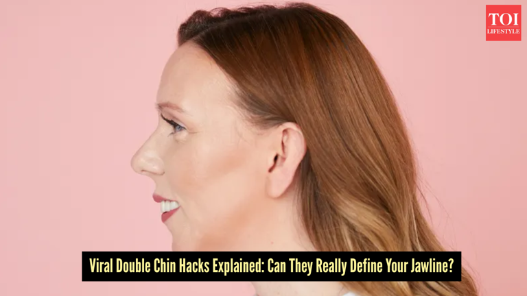 How to get rid of a double chin: Viral jawline sculpting hacks that ...