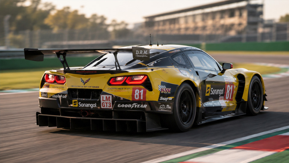 Corvette C8 Z06 GT3.R flat-plane V8 sound
