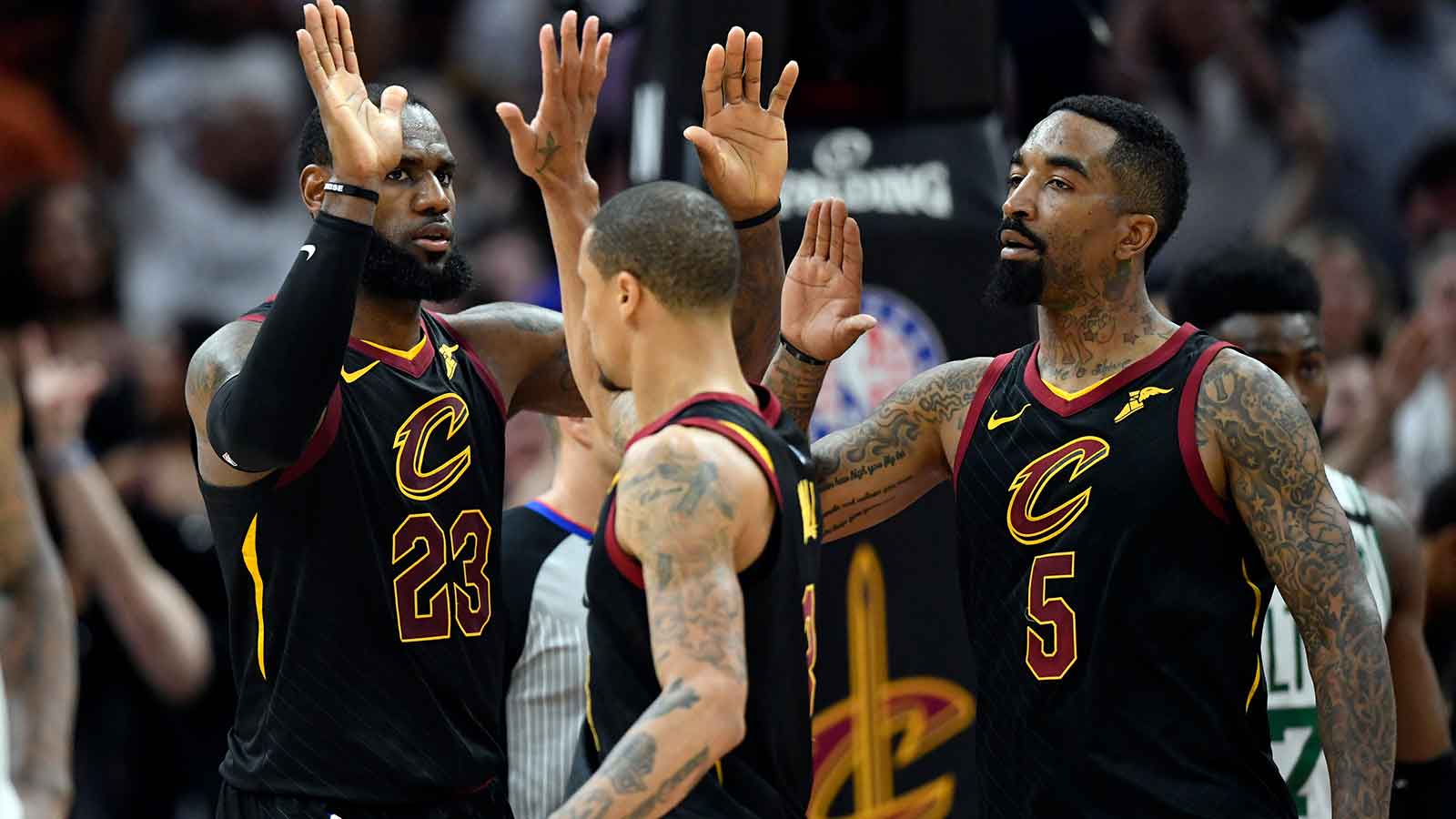 LeBron James, JR Smith completely vibe out to Chaka Khan remix at 2016 ...
