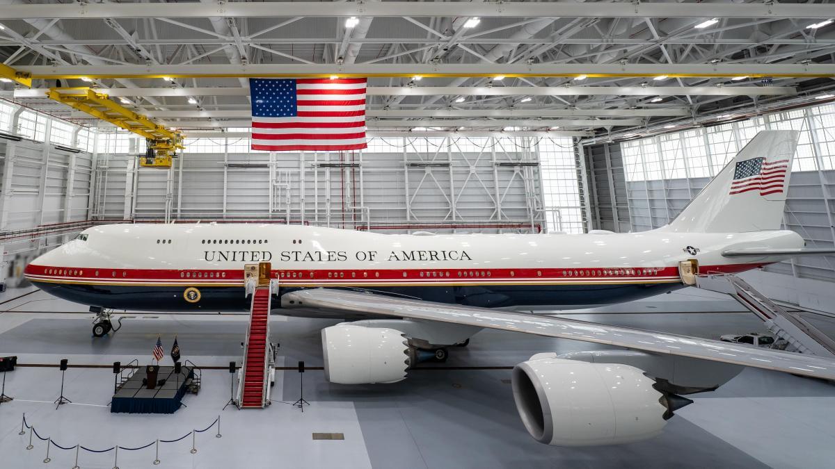 El nuevo Air Force One de Trump: un avión provisional regalado por ...