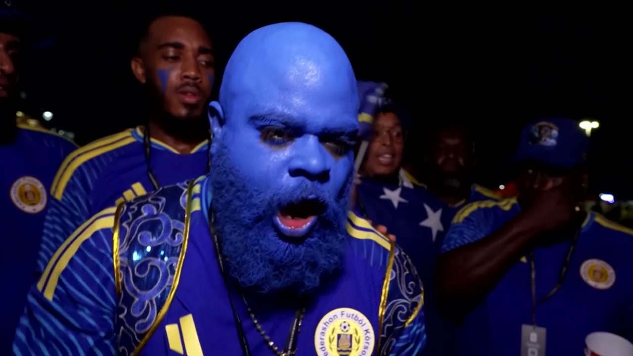 Curacao fans cheer for history-making World Cup draw against Ecuador