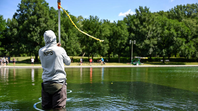 Ex-Olympian denies vandalising Trump's $14m reflective pool project