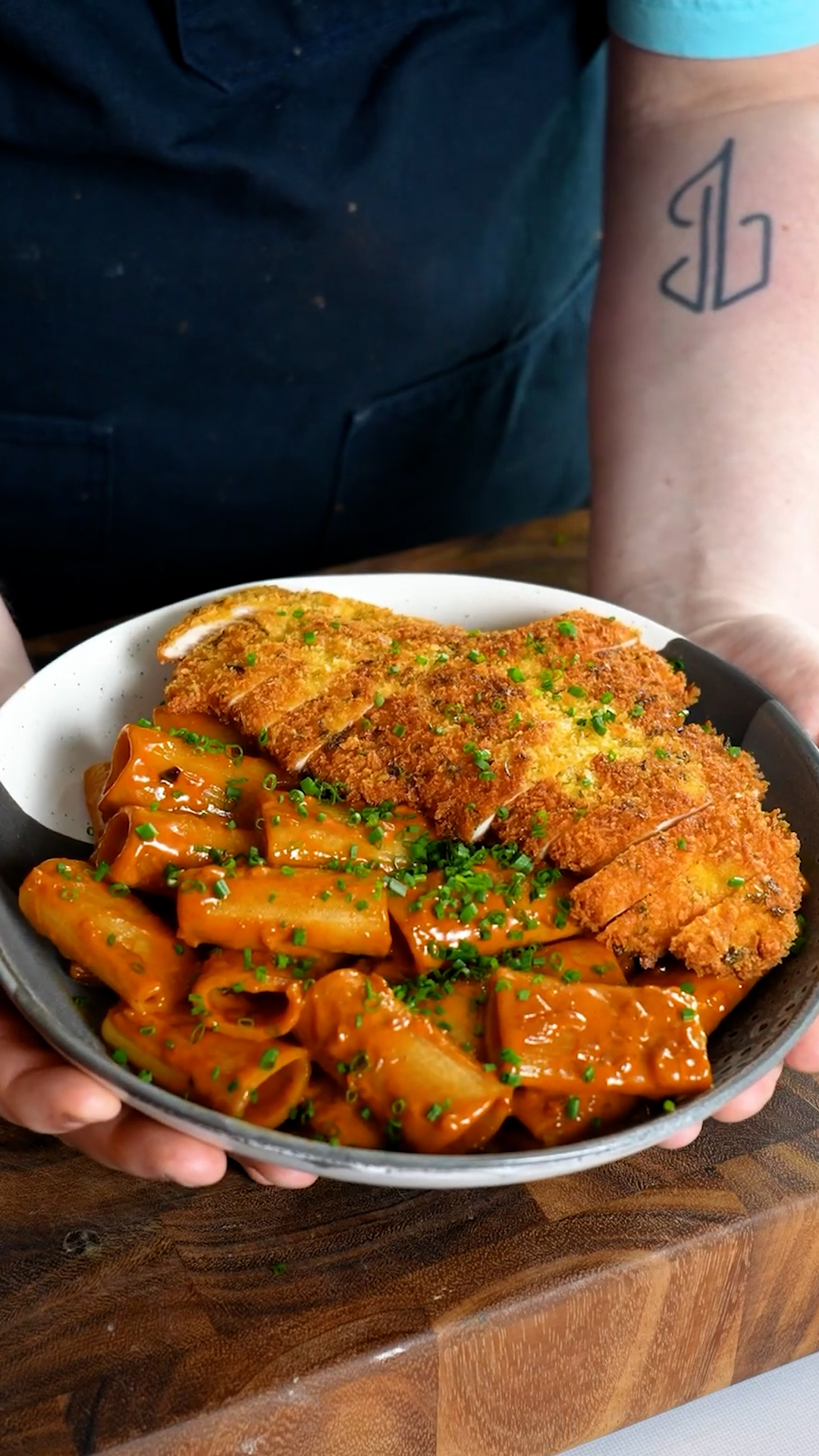 Korean gochujang chicken pasta