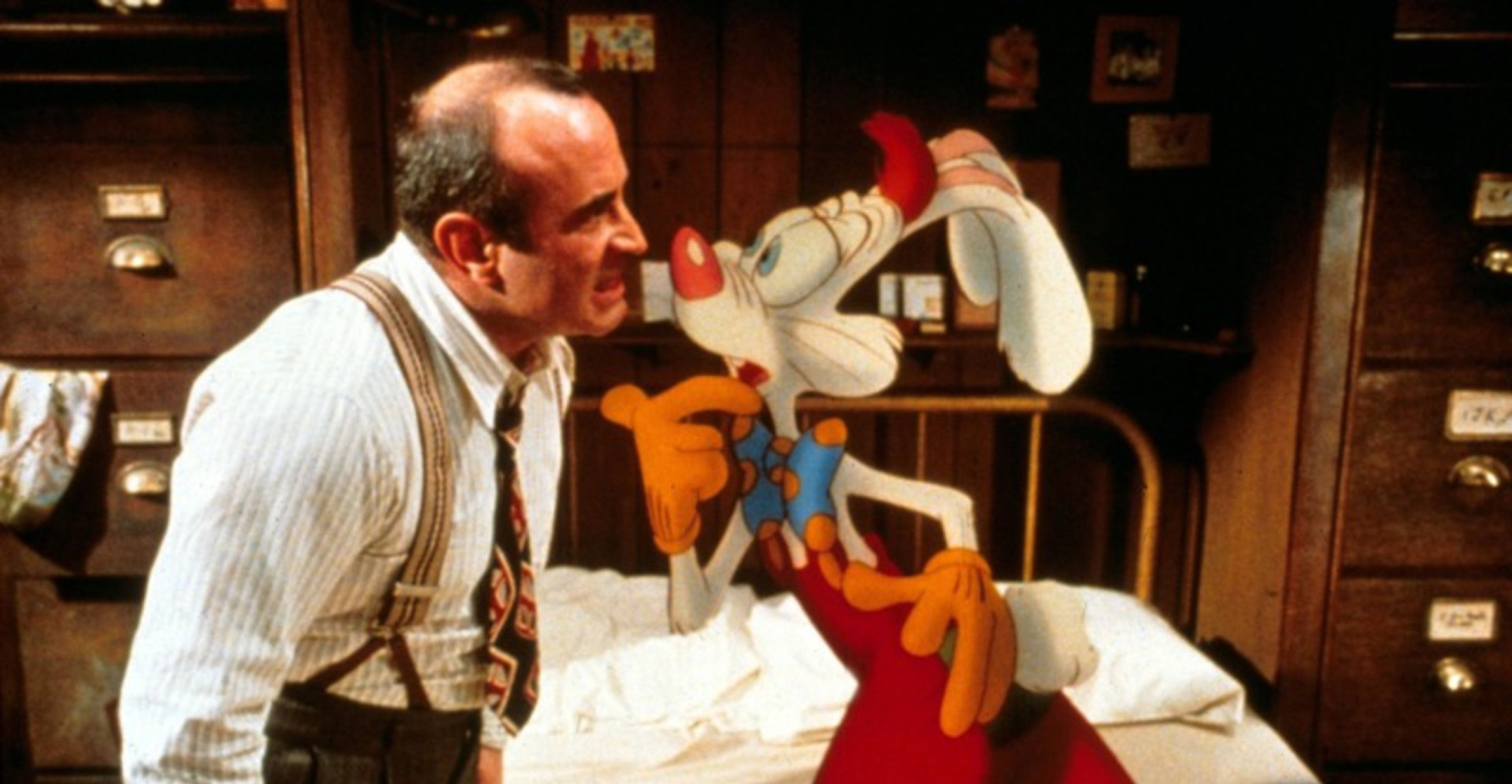 Movies where actors had to interact with cartoons