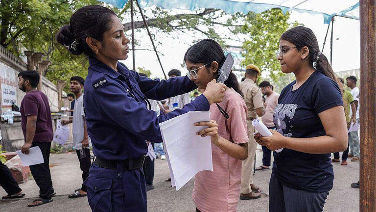 India students resit intense medical exam after alleged paper leak