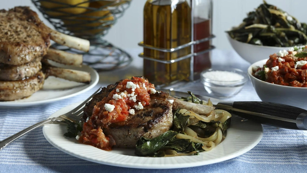 Jarred sauces offer quick flavor boost for pork chops