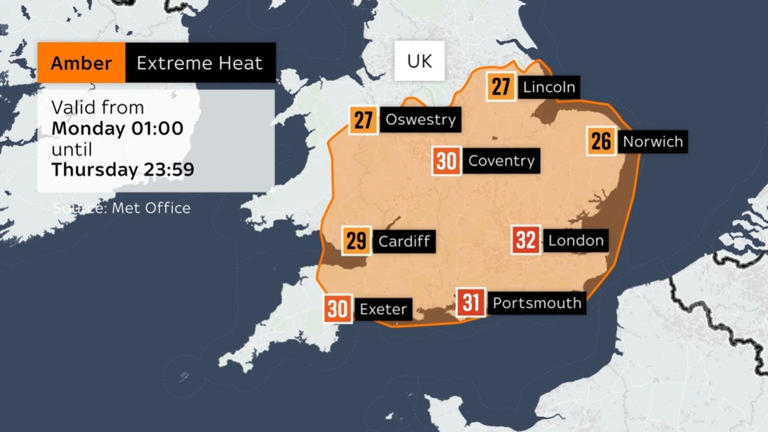Four-day extreme heat warning issued