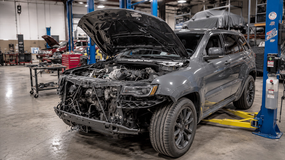 A Dodge Demon engine transforms this Trackhawk