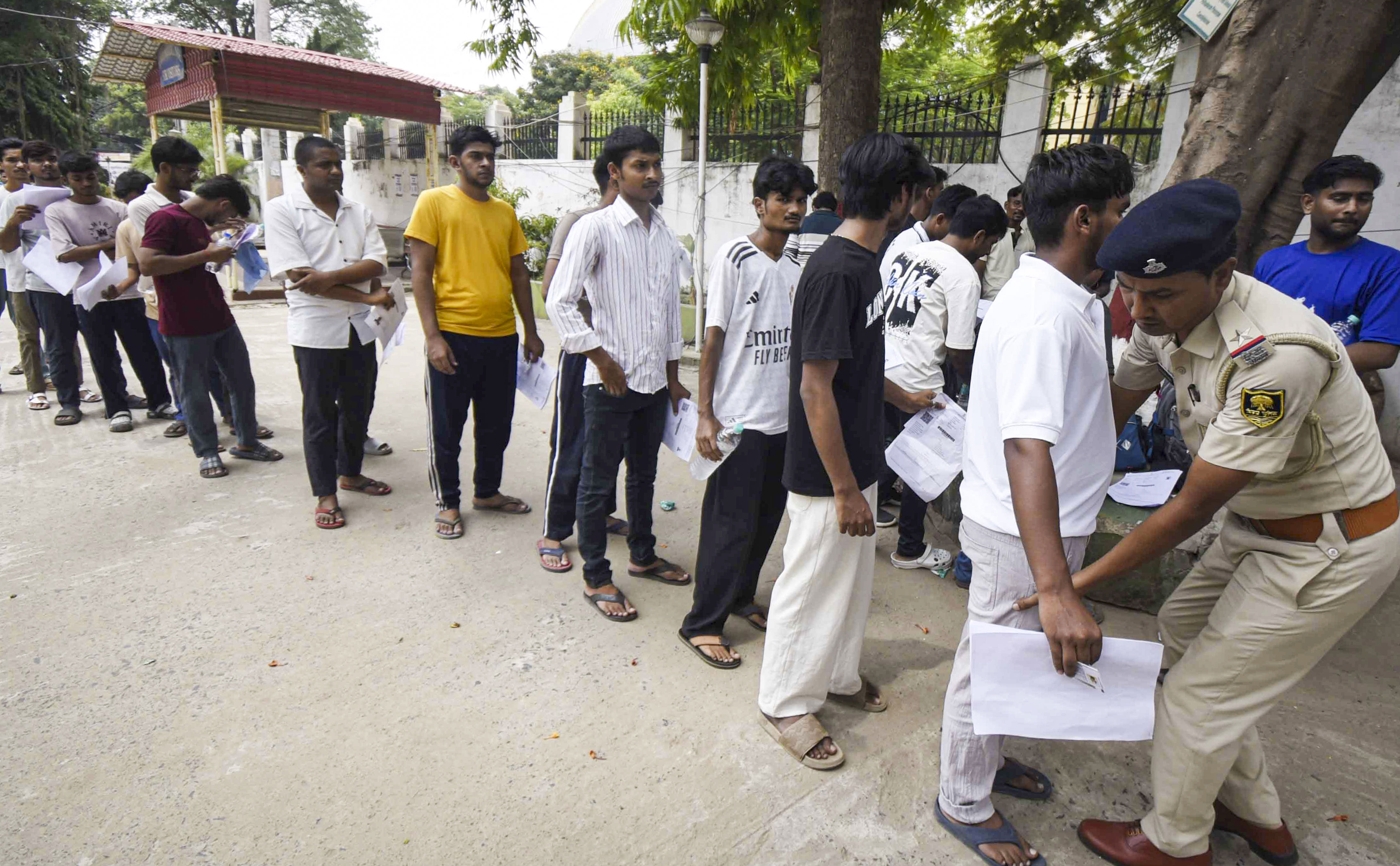 Heavy security in place as lakhs take NEET re-test in Bihar