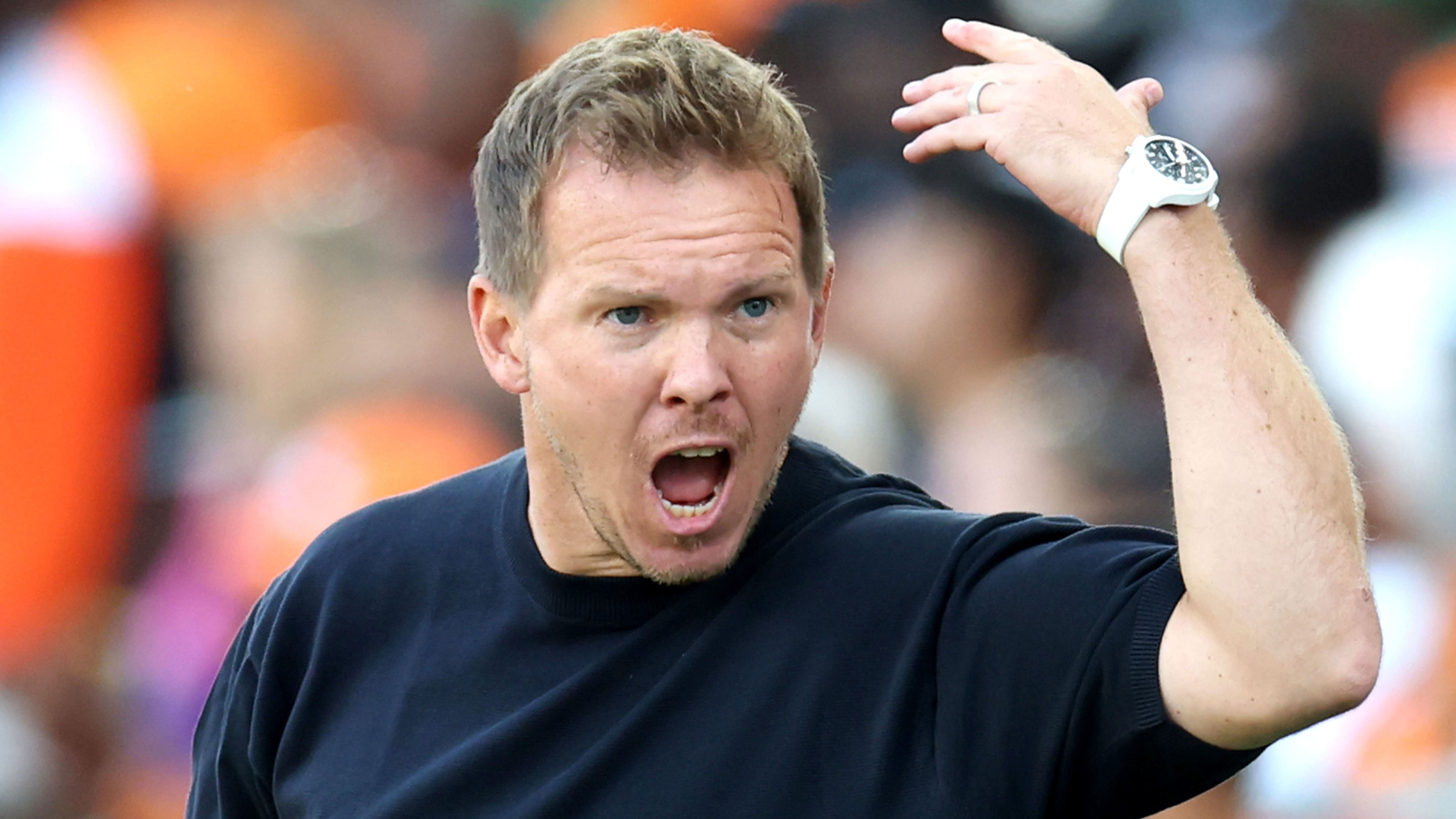 «Me están grabando los pelos de la nariz»... Nagelsmann se une a la ...