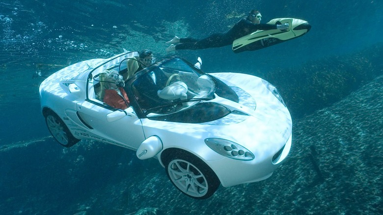 This Swiss car company built a scuba-diving Lotus Elise EV