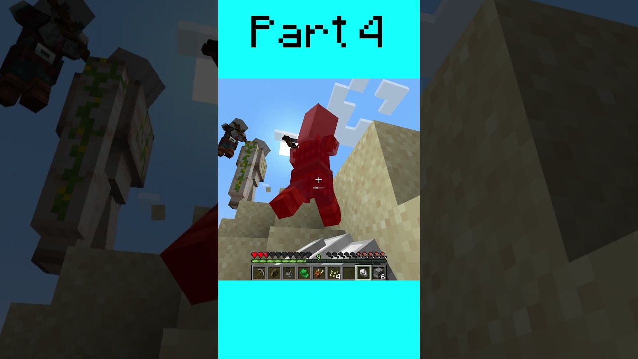 Using mighty punches to overcome threats and survive in Minecraft