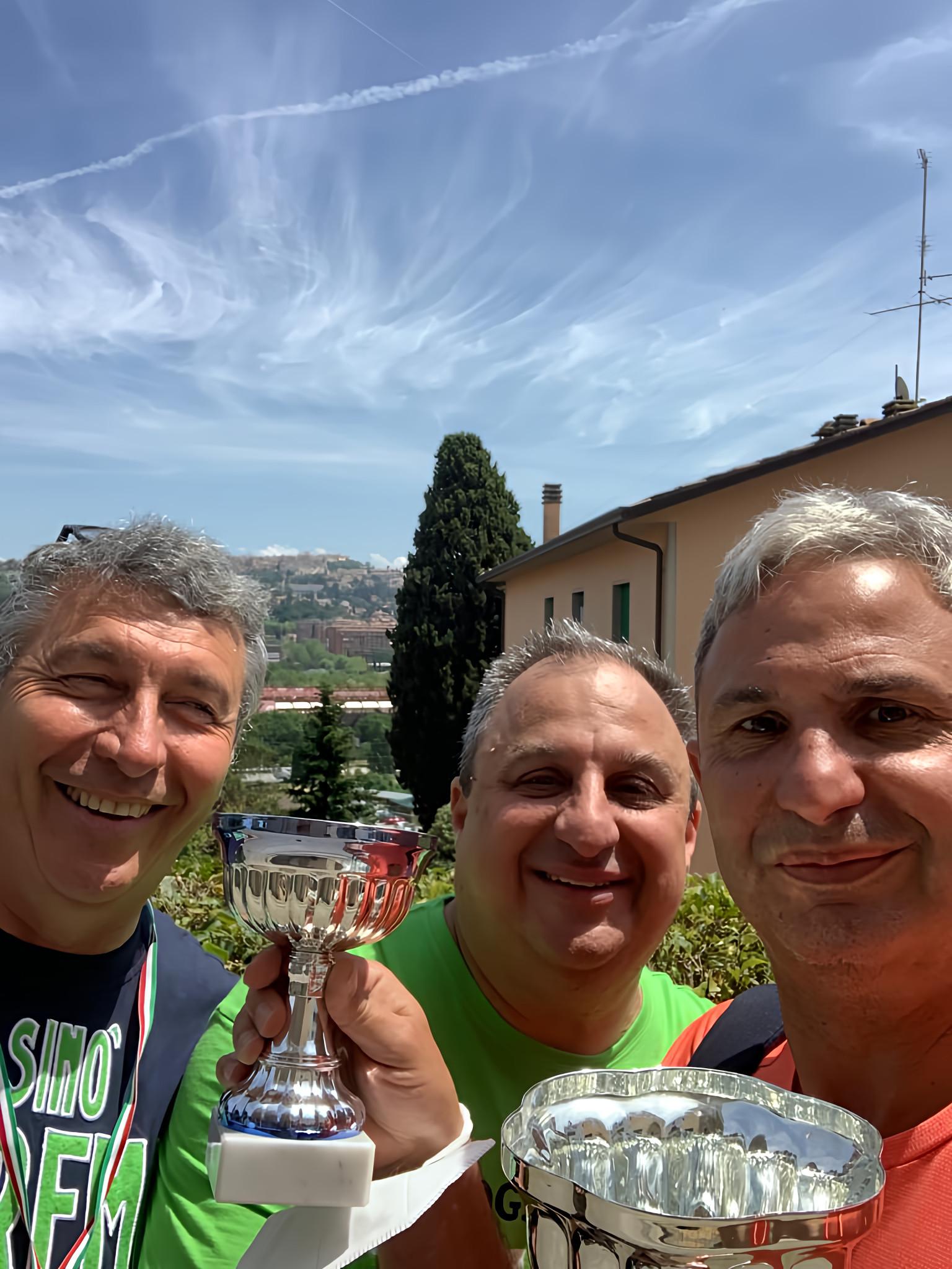 I fratelli Mattiangeli e Alessandro Arca ai campionati italiani di subbuteo