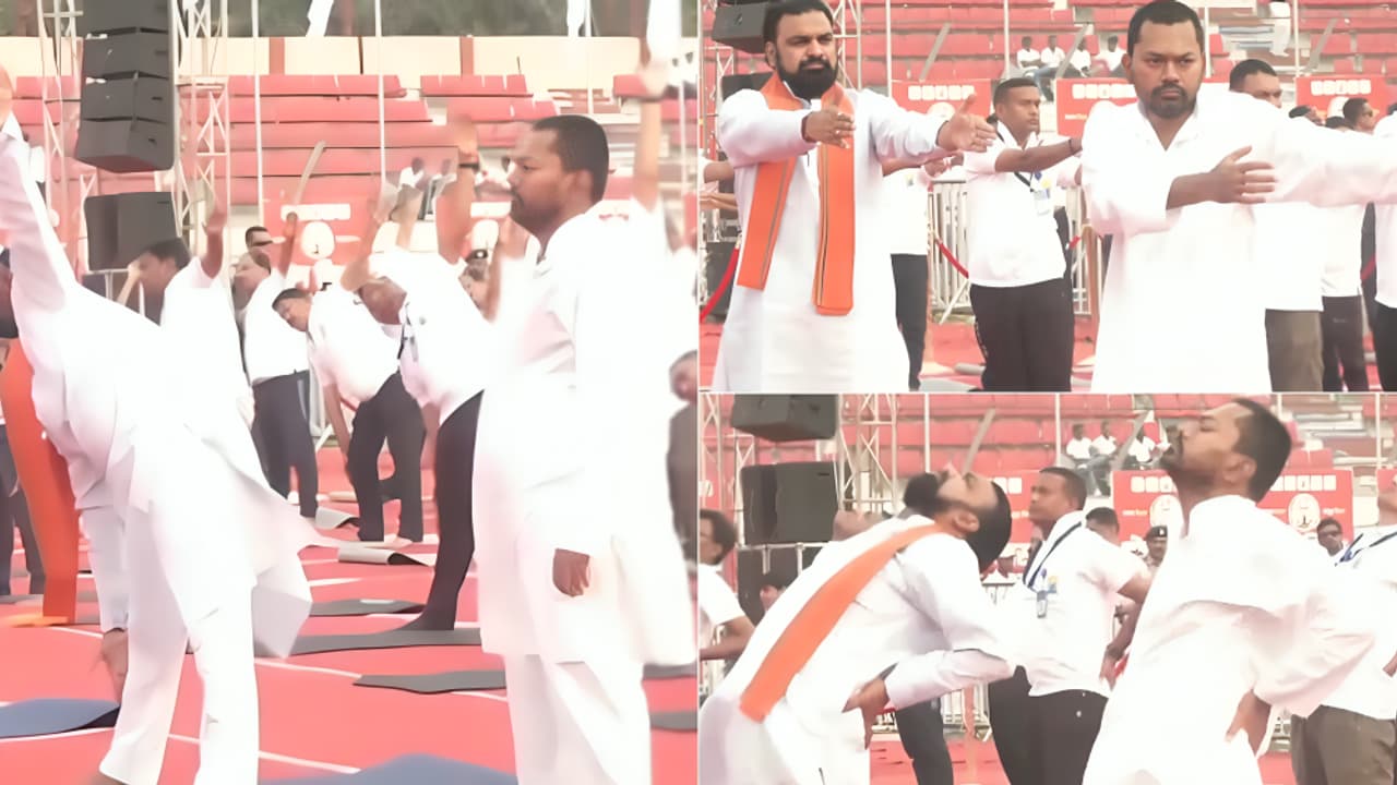 Bihar health minister Nishant Kumar's yoga video goes viral on ...
