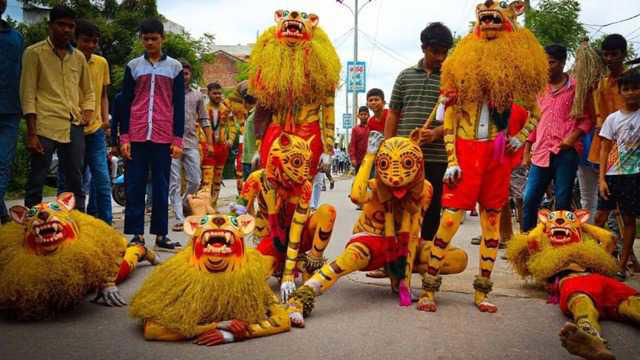 When men become tigers: The living art of Telangana's Peddapuli
