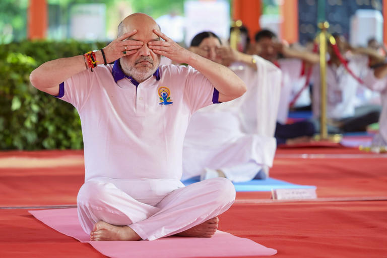 Yoga nourishes holistic well-being, energises mind, body and soul: Amit ...