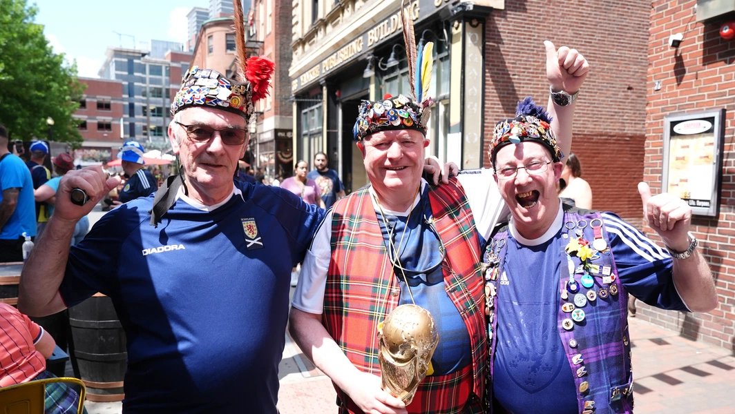 Tartan Army bids Boston farewell after World Cup stint