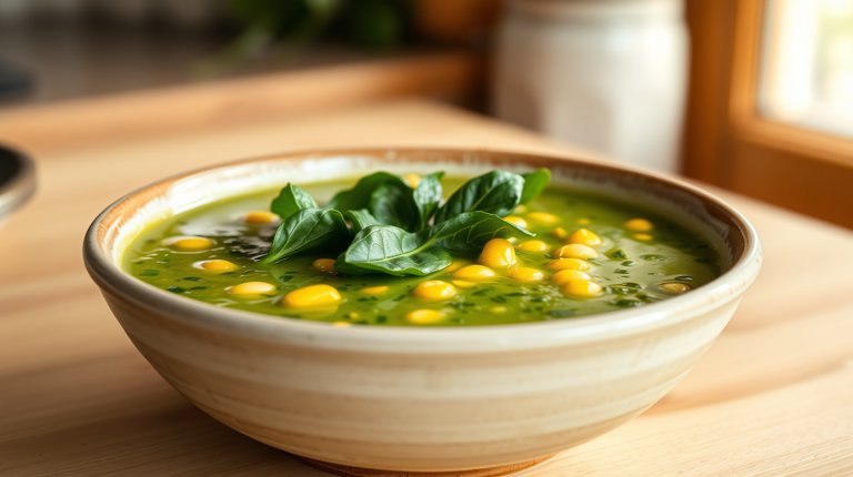 How to make quick palak corn soup at home for a healthy and flavourful meal