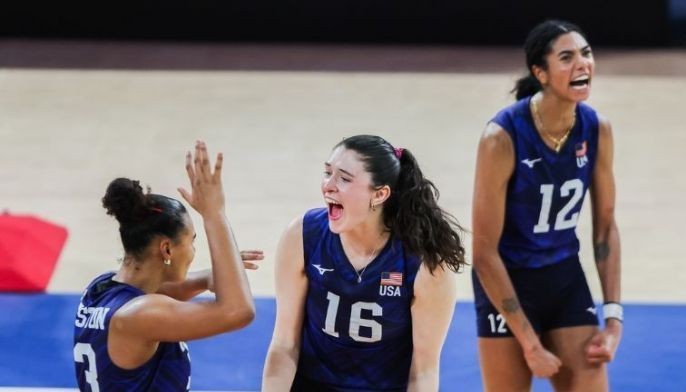 Mighty Americans sweep Volleyball Nations League
