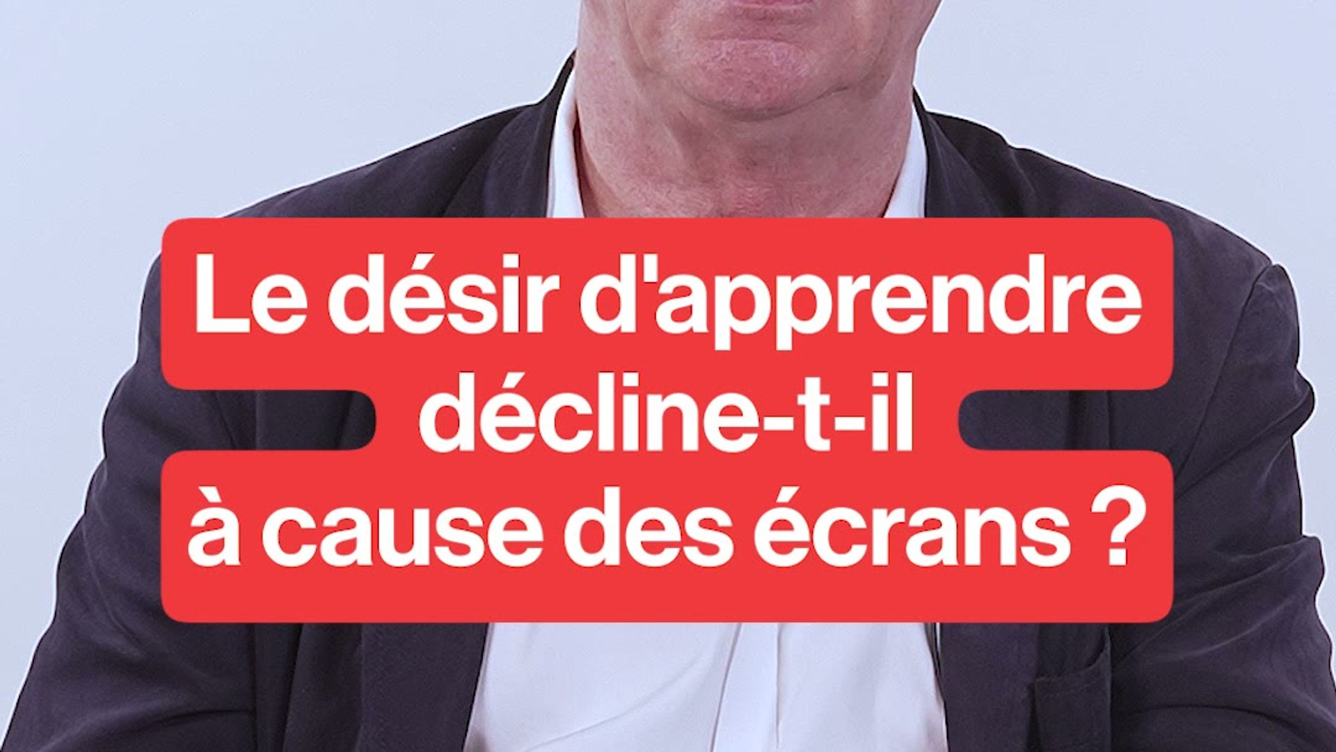 BRUT. PHILO — Le désir d'apprendre a-t-il disparu à cause des écrans