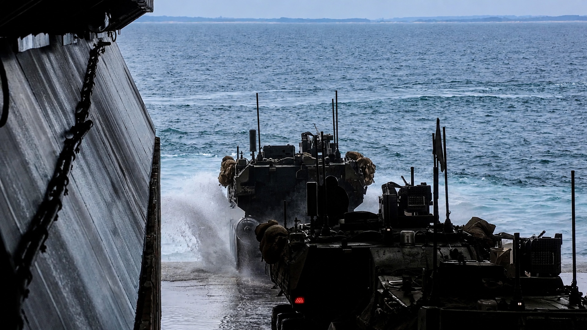 Inside 26th MEU ship to shore amphibious training