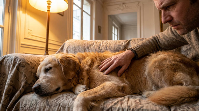 Je caressais mon chien chaque soir sans voir cette boule sous la peau ...