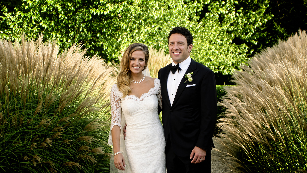Elegant wedding design inspired by Mediterranean and Michigan style