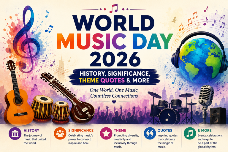 World Music Day 2026: History, significance, theme, quotes & more