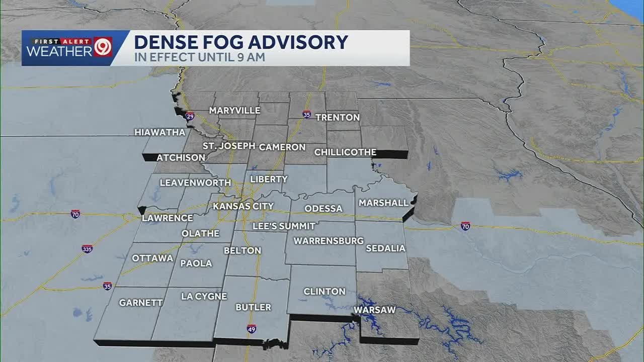 Dense fog advisory issued for Christmas Eve morning