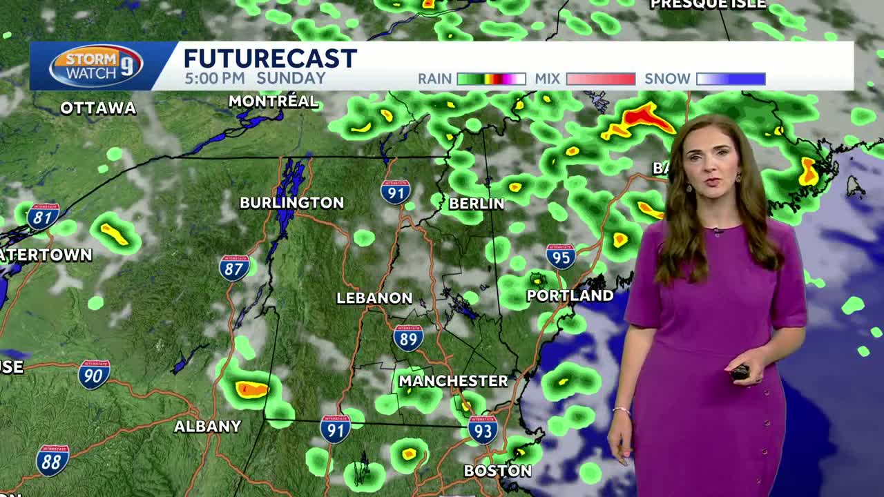Video: Scattered showers for some on Father's Day