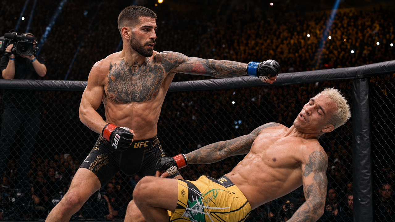 When MMA fighters defied chaos and predicted their own knockouts