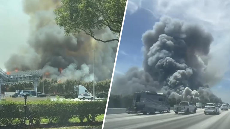 Krome Avenue and Florida's Turnpike reopen as brush fires continue to burn